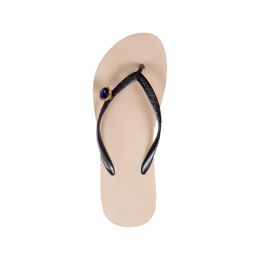 Uzurii Raffia Switch Flip Flop Sand