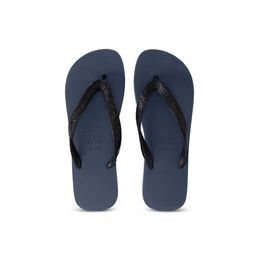 Uzurii Python-Flip-Flops, schwarz, marineblau