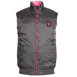 Belstaff Flash Circuit Wende-Daunenweste in Granitgrau