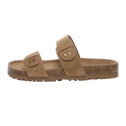 EVER AU Damen Leder Sandalen - Scarlet