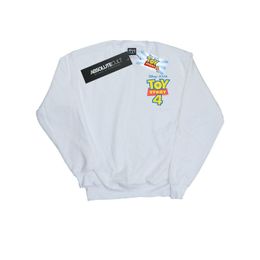 Disney - "Toy Story 4 Logo Breast Print" Sweatshirt f&uuml;r Herren (Wei&szlig;)