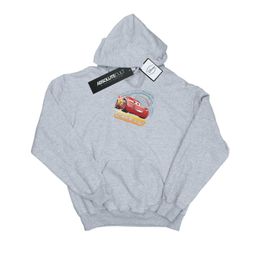 Disney Cars Lightning McQueen-Kapuzenpullover f&uuml;r Herren (Sport grau)