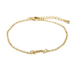 Luxenter Armband mit 18-kar&auml;tiger Gelbgold-Oberfl&auml;che &ndash; Alphabet
