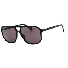 Guess Sonnenbrille Mit Gl&auml;nzend Schwarzem Rahmen Und Rauchfarbenen Gl&auml;sern