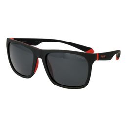 Polaroid schwarze Kunststoff-Sonnenbrille