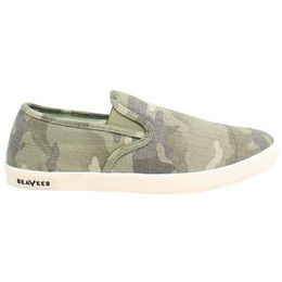 SeaVees Baja Saltwash Damen Gr&uuml;n Slip-Ons