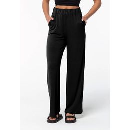 Long Viscose Pants SCHWARZ