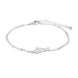 Luxenter Armband mit Silberfinish &ndash; Alphabet
