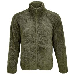SOLS Unisex Erwachsene Finch Fluffy Jacket (Armee)