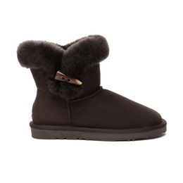 EVER AU Damen Robin Horn Toggle Knopf Mini Stiefel