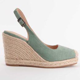 Montevita Espadrille Mit Keilabsatz Balenci7 Gr&uuml;n