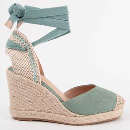 Montevita Espadrille Mit Keilabsatz Balenci8 Gr&uuml;n