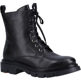 Hush Puppies Rhea Leder Damen Schwarz Stiefel