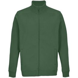 SOLS - "Cooper" Sweatjacke Durchgehender Rei&szlig;verschluss f&uuml;r Herren/Damen Unisex (Flaschengr&uuml;n)