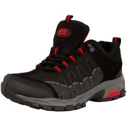 GUGGEN Mountain Damen Wandern Trekkingschuhe Schwarz