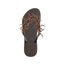 Uzurii Bahia Lachs Flip Flop Kaffee