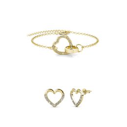 Locked Heart Lovett Sets - Gold und Kristall