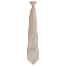 Premier - "Colours Fashion" Krawatte Zum Anklemmen f&uuml;r Herren/Damen Unisex (Khaki)