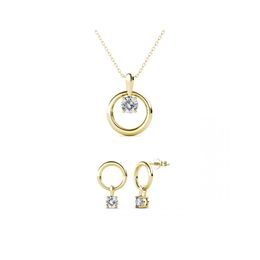 Octavia Set - Gold und Kristall