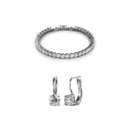 Rundes Venus-Set - Silber und Kristall