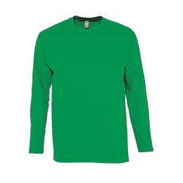 SOLS Herren Monarch Langarm T-Shirt (Kelly Gr&uuml;n)
