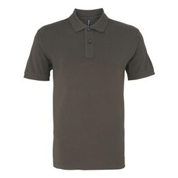 Asquith & Fox Herren Bio-Polohemd in klassischer Passform (Schiefer)