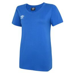 Umbro Damen/Damen Club Freizeit-T-Shirt (K&ouml;nigsblau/Wei&szlig;)