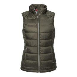 Russel Athletic Russell Womens/Ladies Nano Padded Body Warmer (Dark Olive)