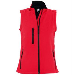 SOLS Womens/Ladies Rallye Soft Shell Bodywarmer Jacke (Rot)