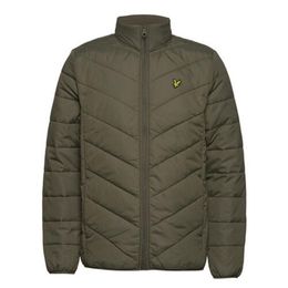 Lyle & Scott Lyle & Scott Logo Herren Khaki gepolsterte Mantel