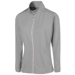 Island Green - "Essential" Jacke f&uuml;r Damen - Emblem (Grau)
