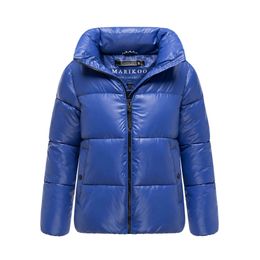 Marikoo Damen Winterjacke Hazalee im Puffer-Stil mit gl&auml;nzender Optik