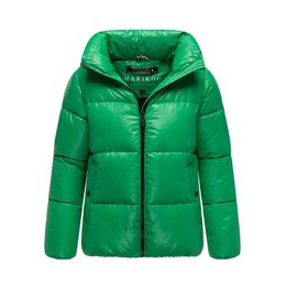 Marikoo Damen Winterjacke Hazalee im Puffer-Stil mit gl&auml;nzender Optik