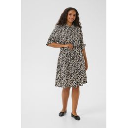 Kaffe Kleid KCdena Regular fit black offwhite