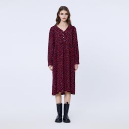 Lockeres Hemd-Kleid im Retro-Stil