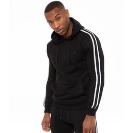 Gestreifter Herren Pullover Hoodie