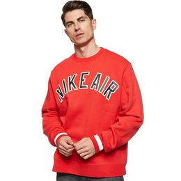 Nike Air Fleece Crew Sweatshirt in Rot