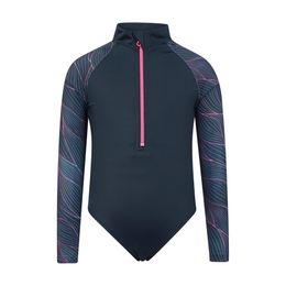 Mountain Warehouse - "Mira" Rashguard Badeanzug f&uuml;r M&auml;dchen (Marineblau)