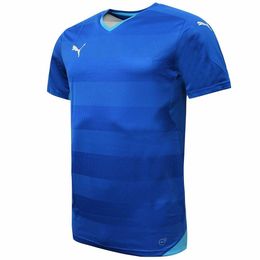 Puma Drycell Kurzschl&auml;fe V-Ausschnitt Pullover Blue Herren T-Shirt 702064 02