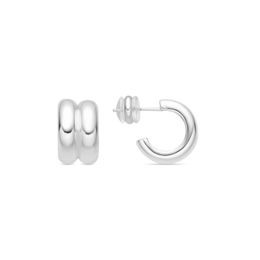 Luxenter Ohrringe mit Silber-Finish &ndash; Tudfu