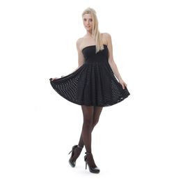 Tr&auml;gerloses Two-in-One-Minikleid