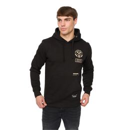 CrossHatch - "Moules" Kapuzenpullover f&uuml;r Herren (Schwarz)