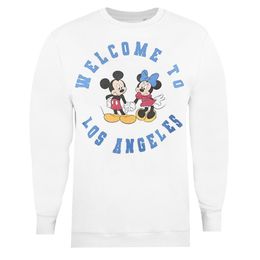 Disney - "Los Angeles" Sweatshirt f&uuml;r Damen (Wei&szlig;)