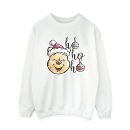 Disney - "Ho Ho Ho" Sweatshirt f&uuml;r Damen (Wei&szlig;)