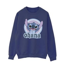 Disney - "Lilo And Stitch Ohana Circle" Sweatshirt f&uuml;r Damen (Marineblau)