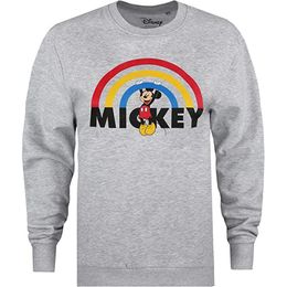 Disney - Sweatshirt f&uuml;r Damen (Grau/Schwarz)