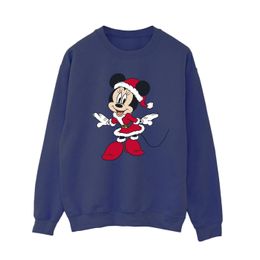 Disney - Sweatshirt f&uuml;r Damen - weihnachtliches Design (Dunkles Marineblau)