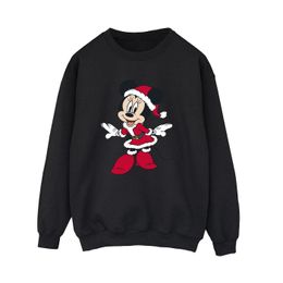 Disney - Sweatshirt f&uuml;r Damen - weihnachtliches Design (Schwarz)