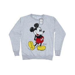 Disney Damen/Damen Mickey Mouse Classic Kick Sweatshirt (Grau)