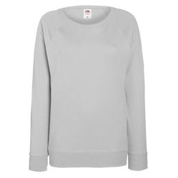 Fruit of the Loom Damen Raglan Sweatshirt (Grau meliert)